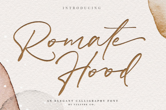 Romate Hood Font Digital Font Download