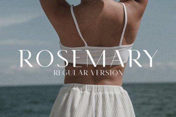 Rosemary Regular Font Digital Font Download