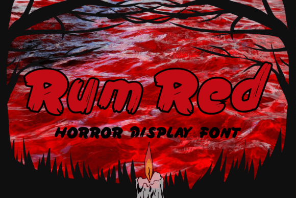 Rum Red Font Digital Font Download