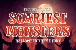 Scariest Monsters Font Digital Font Download