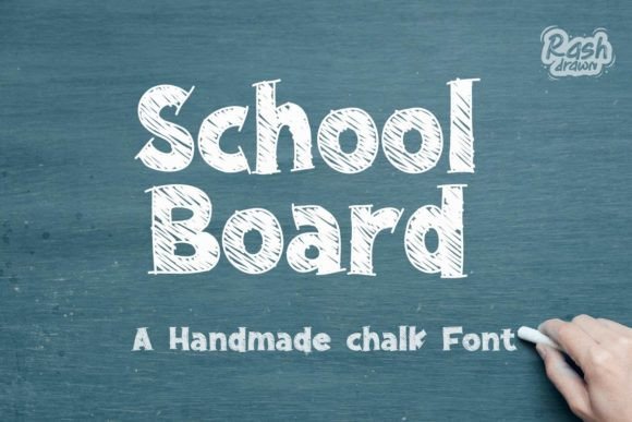 School Board Font Digital Font Download