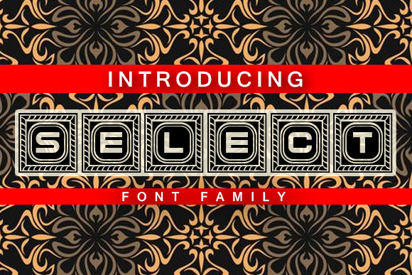 Select Font Digital Font Download