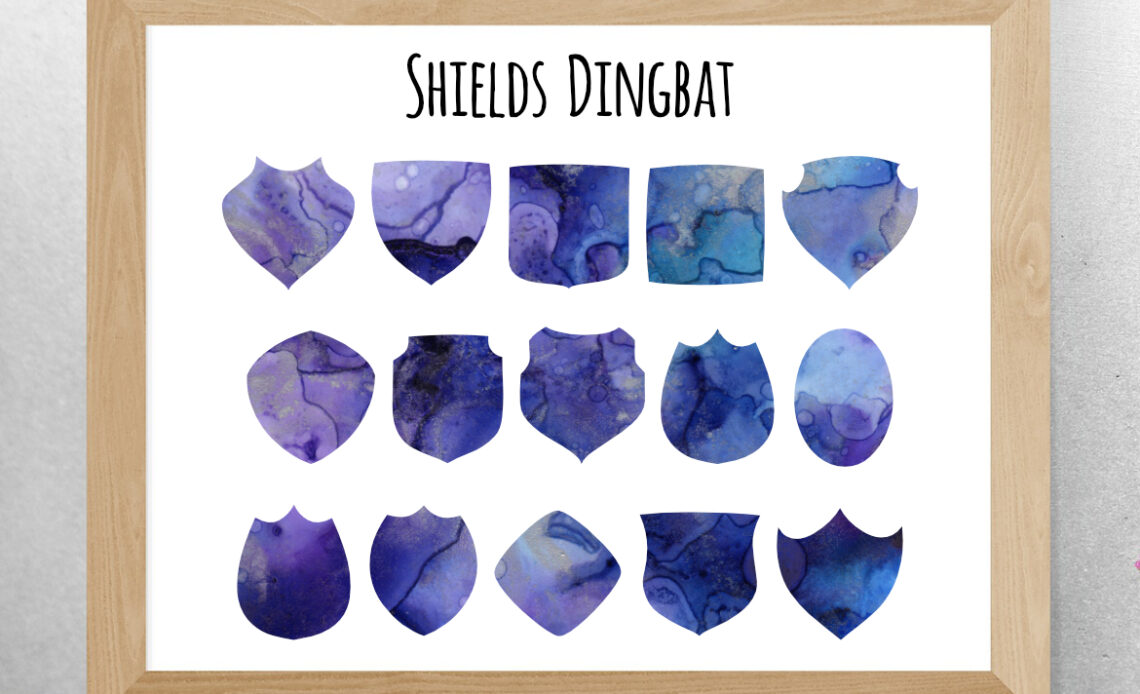Shields Dingbat Font Digital Font Download
