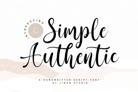 Simple Authentic Font Digital Font Download