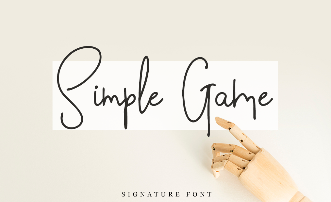 Simple Game Font Digital Font Download