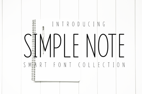 Simple Note Font Digital Font Download
