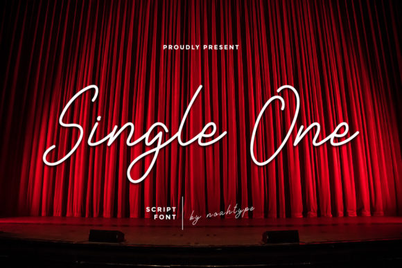 Single One Font Digital Font Download