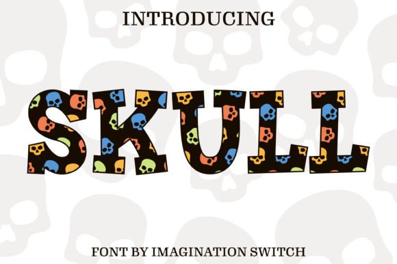 Skull Font Digital Font Download