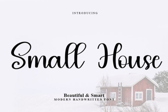 Small House Font Digital Font Download