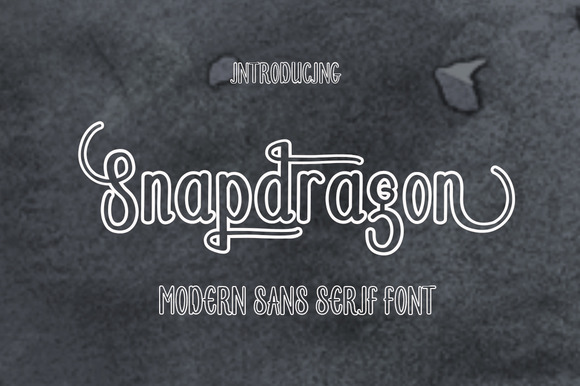 Snapdragon Font Digital Font Download