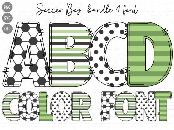 Soccer Boy Font Digital Font Download