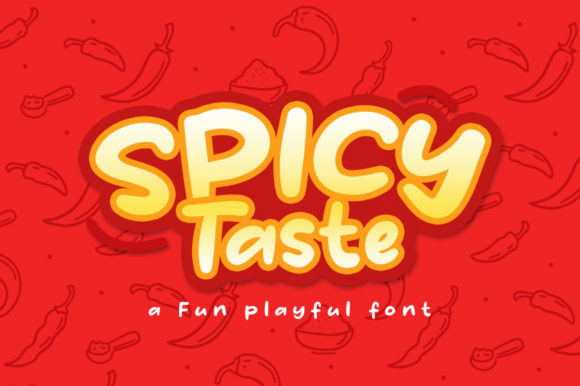 Spicy Taste Font Digital Font Download