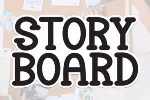 Story Board Font Digital Font Download