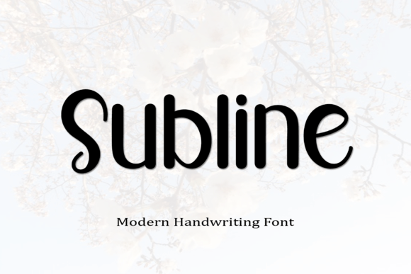 Subline Font Digital Font Download