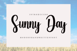 Sunny Day Font Digital Font Download