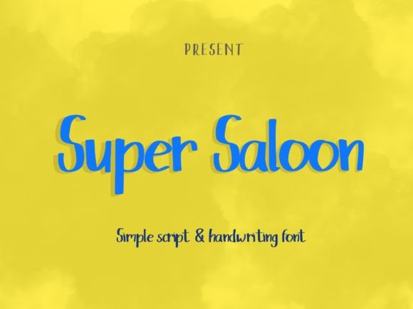 Super Saloon Font Digital Font Download