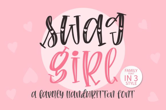 Swag Girl Font Digital Font Download
