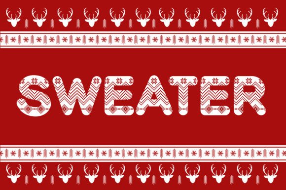 Sweater Font Digital Font Download