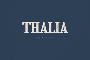 Thalia Font Digital Font Download