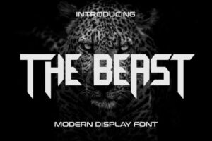 The Beast Font Digital Font Download