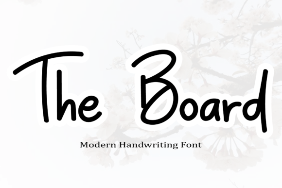 The Board Font Digital Font Download