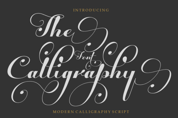 The Calligraphy Font Digital Font Download