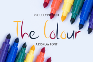 The Colour Font Digital Font Download