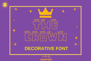 The Crown Font Digital Font Download