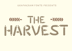 The Harvest Font Digital Font Download