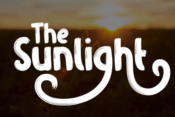 The Sunlight Font Digital Font Download