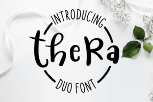 Thera Font Digital Font Download