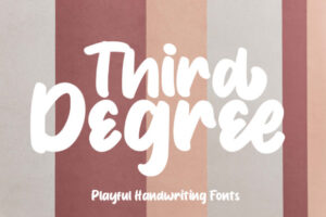 Third Degree Font Digital Font Download