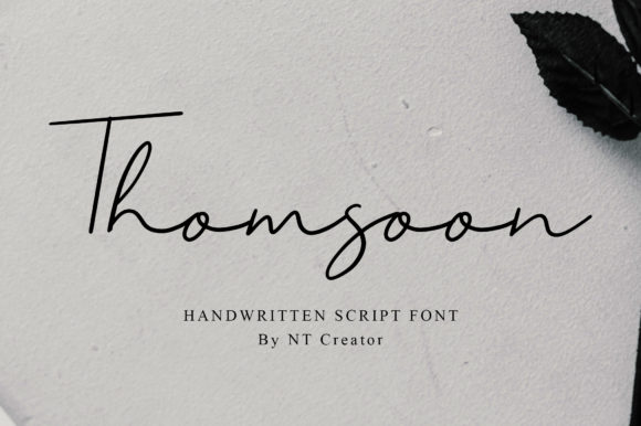 Thomsoon Font Digital Font Download