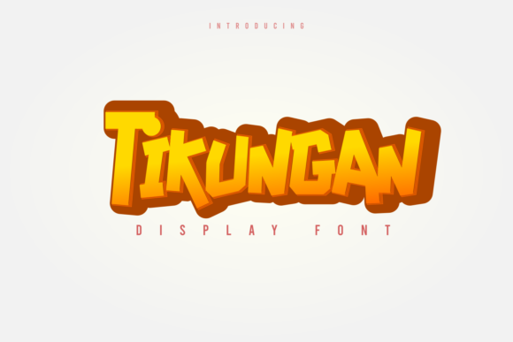 Tikungan Font Digital Font Download