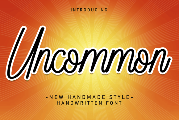 Uncommon Font Digital Font Download