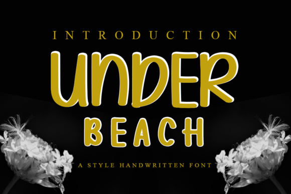 Under Beach Font Digital Font Download