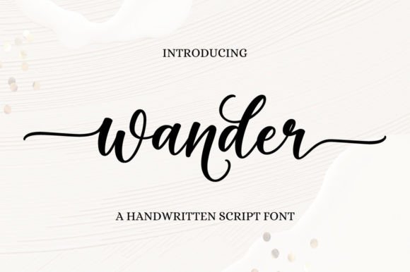 Wander Font Digital Font Download