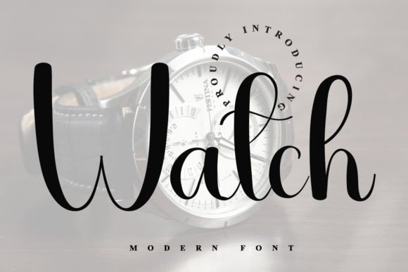 Watch Font Digital Font Download