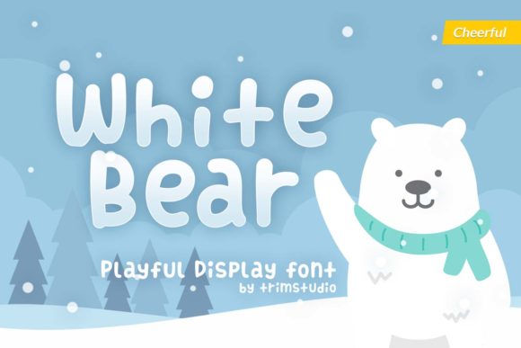 White Bear Font Digital Font Download