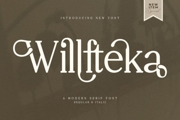 Willfteka Font Digital Font Download
