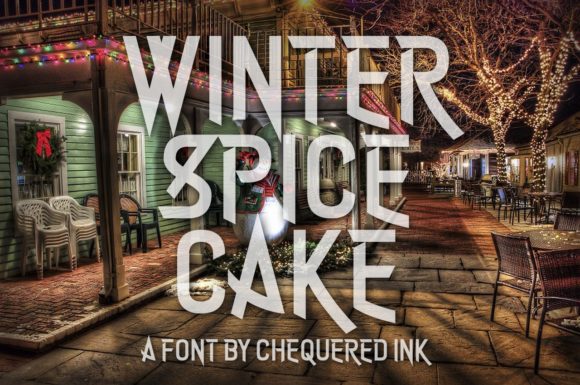 Winter Spice Cake Font Digital Font Download