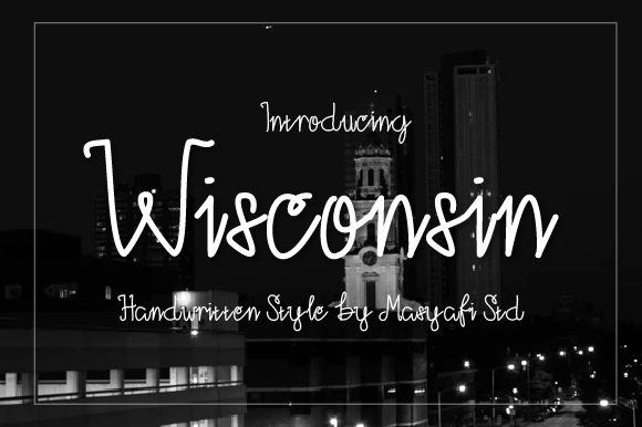 Wisconsin Font Digital Font Download