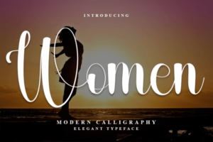 Women Font Digital Font Download