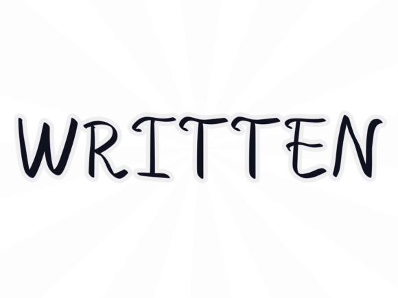 Written Font Digital Font Download