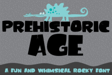 ZP Prehistoric Age Font Digital Font Download